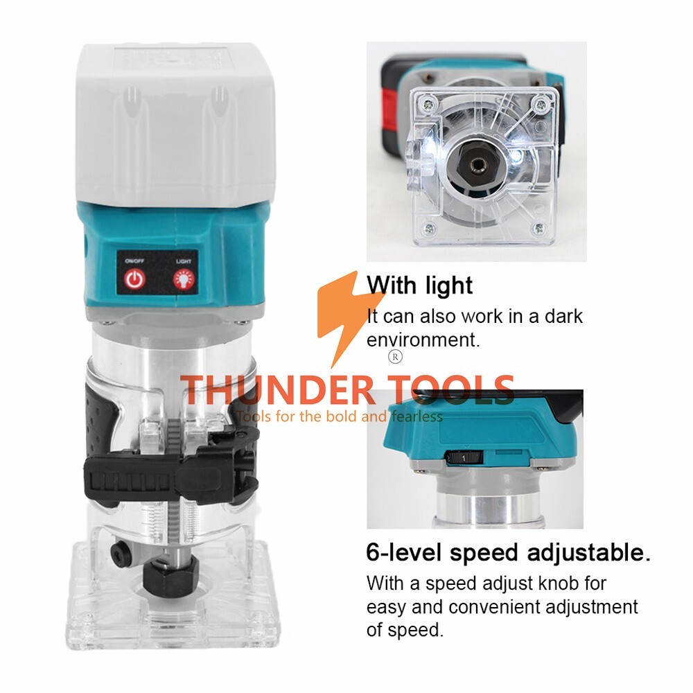 Thunder Tools Woodworking Trimmer Electric Trimming Machine Wood Router ...