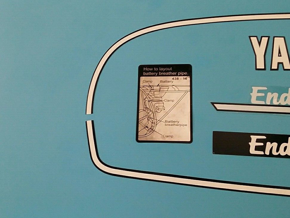 YAMAHA DT360 TANK AND SIDE COVER DECAL GRAPHIC SET (#*Y24) | eBay