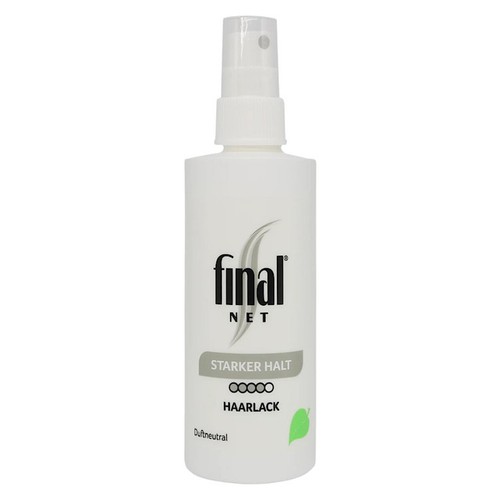 Final Net Haarspray Starker Halt Duftneutral Anti Frizz 125ml 3er Pack ...