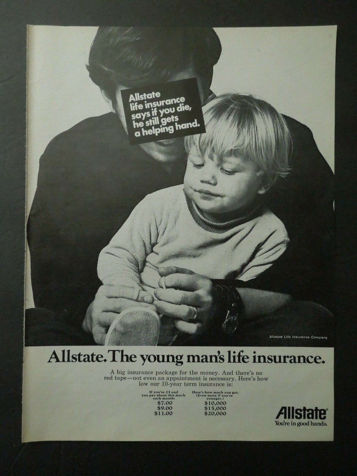 1972 ALLSTATE Life Insurance Magazine Ad - The Young Mans Life ...