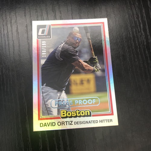 2015 Donruss '81 Press Proofs Platinum Blue #220 David Ortiz/199 | eBay