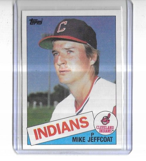 1985 Topps #303 Mike Jeffcoat Cleveland Indians | eBay