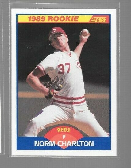 1989 Score Norm Charlton Rookie #646 Reds | eBay