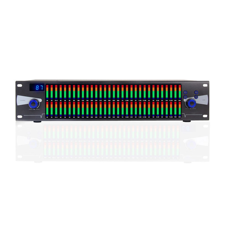 Digital Equalizer Graphic Equalizer Dual 31-Band Spectrum Display for ...