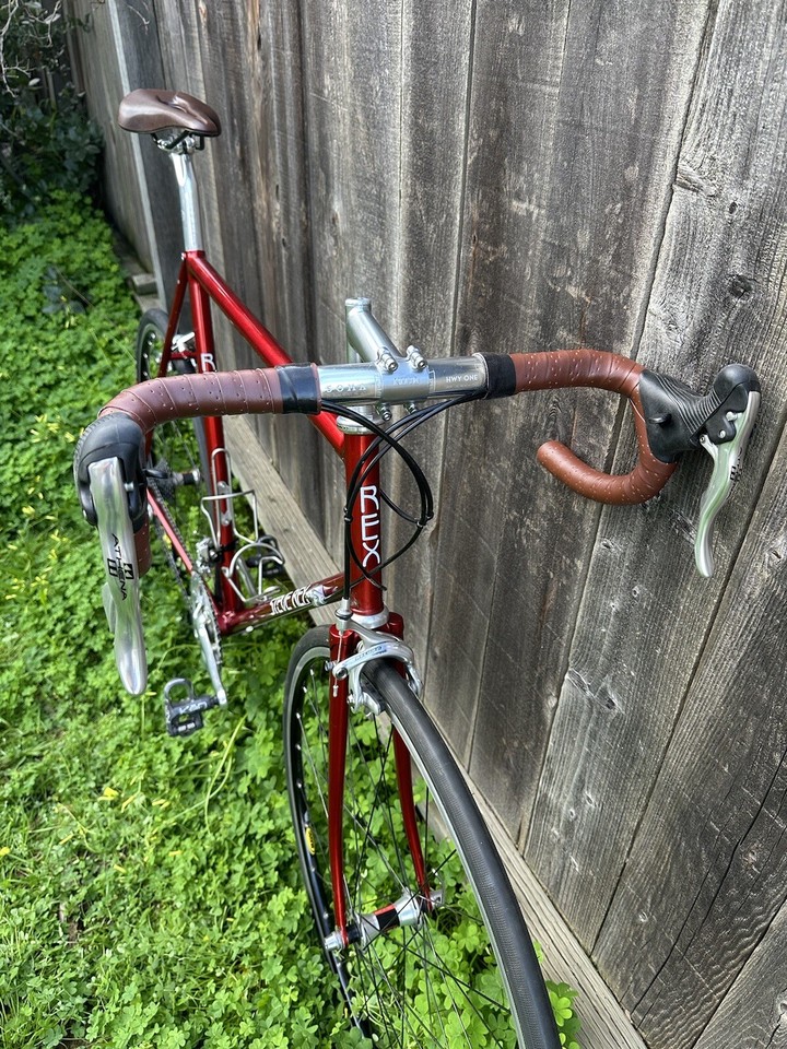 Handmade Steve Rex Fillet Steel 59cm Road Bike, Campagnolo 22, Nitto ...