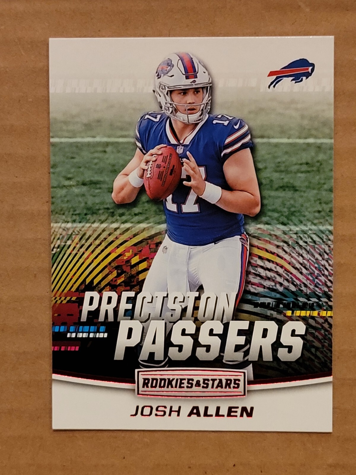 2018 Rookies & Stars Josh Allen Red Foil Precision Passers Rookie RC # ...