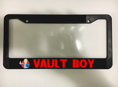 Vault Boy Vault-Tec Fall Out Game Plastic Car License Plate Frame | eBay