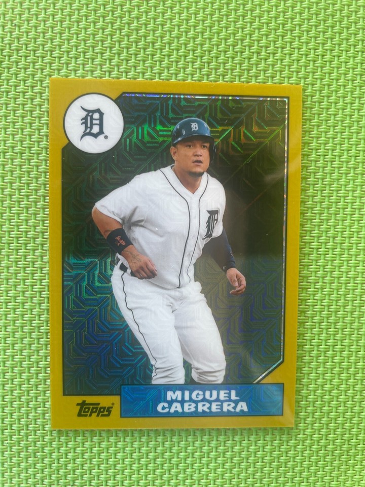 2017 Topps Silver Pack Chrome Gold Refractor Miguel Cabrera 47/50 | eBay
