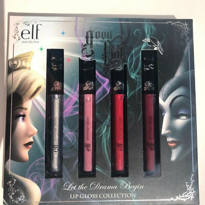 e.l.f. Disney Good vs Evil Let the Drama Begin Lip Gloss Collection | eBay