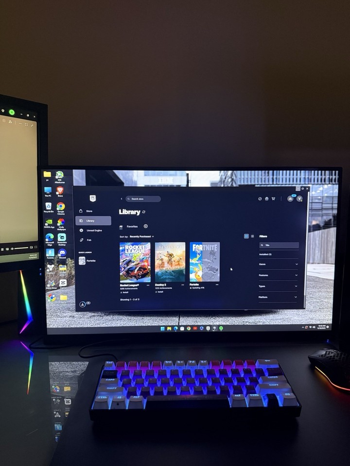Complete Computer Setup – Ready to Use – Fast PC + Dual Monitors + 2 ...