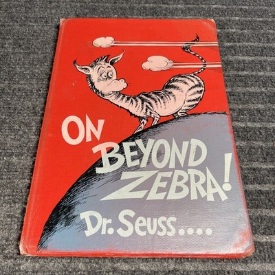 Vintage Dr. Seuss On Beyond Zebra! Book 1955 Hardcover First Edition ...