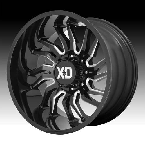 4/XD Series XD858 Tension Gloss Black Milled 20x10 5x5 -18mm ...