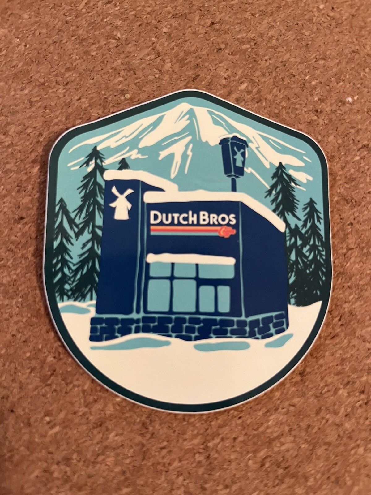 Dutch Bros Coffee December 2022 Stand Windmill Sticker | eBay