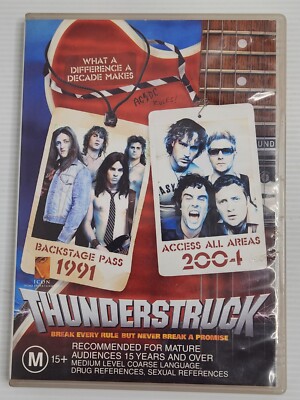 Thunderstruck (DVD, 2004) Region 4 Very Good Condition Fast Free Post ...