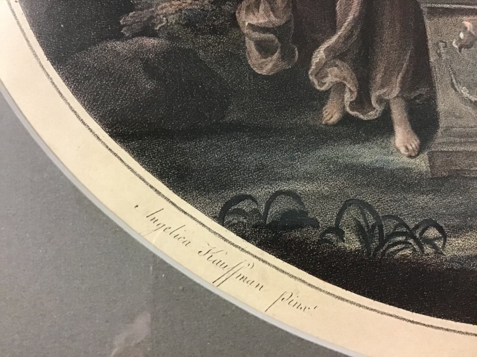 Angelica Kauffmann Stipple Engraving By Thomas Burke Circa 1780 | eBay