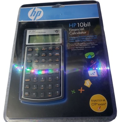 HP 10bll Financial Calculator NEW IN PACKAGE | eBay