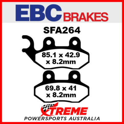 SYM Fiddle III 50 2014-2015 EBC HH Sintered Front Brake Pad SFA264HH ...
