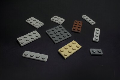 lot of 10 Lego Minecraft parts-assorted plates-combined shipping ...