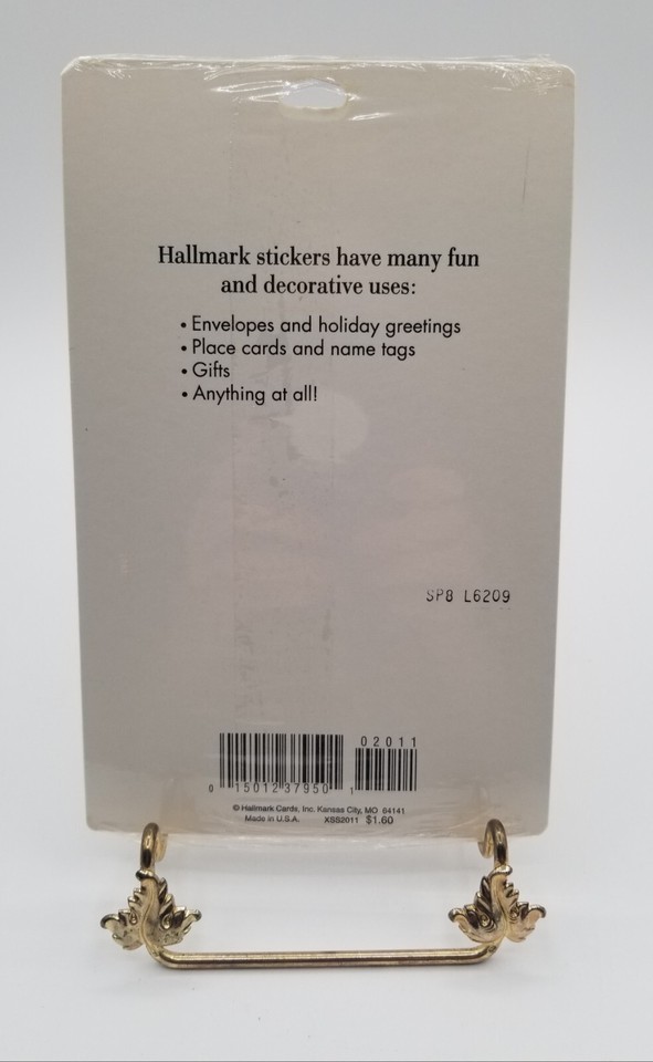 Vintage Hallmark 3 Angels Foil Stickers New In Package Ruth Morehead ...