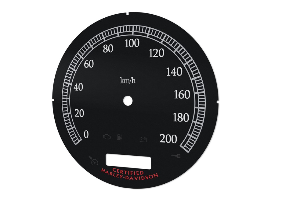 Harley-Davidson Road King Speedometer Dials MPH to KM/H Gauges