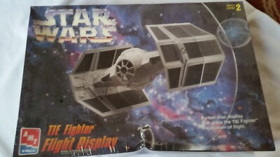 AMT ERTL Star Wars Tie Fighter Flight Display Model Kit Brand New ...