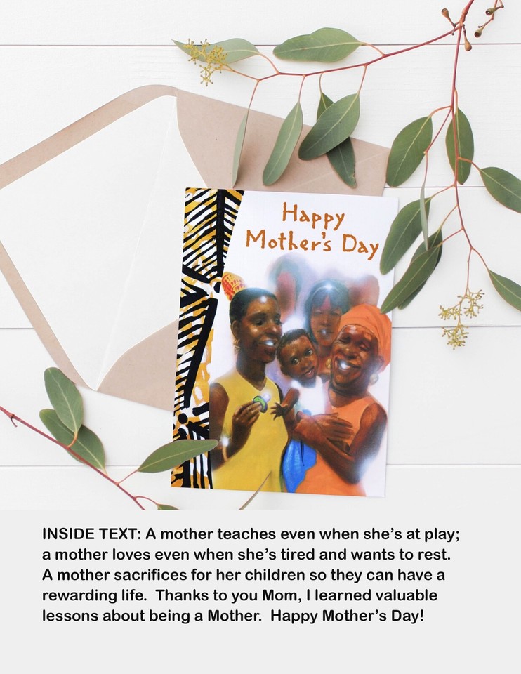 African American Greeting CARD and PRINT_Mother's Day_It's a Sista ...