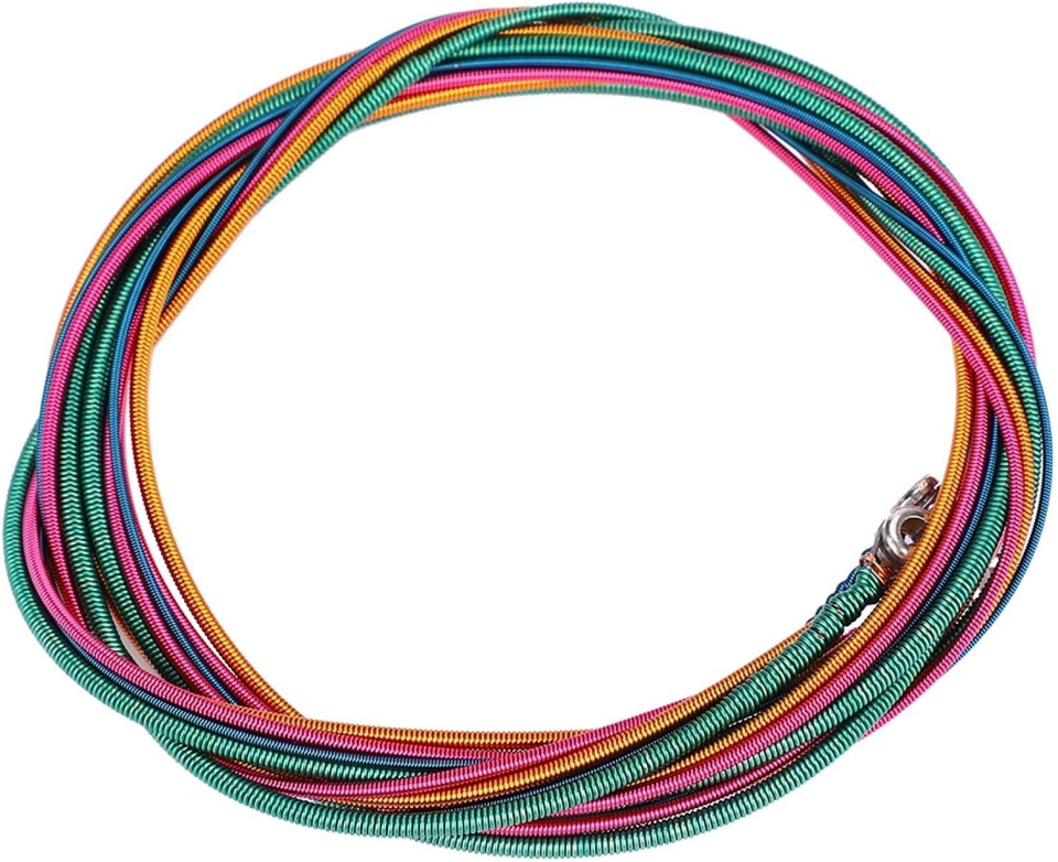 Bass Strings, Steel Flatwound Bass Guitar Strings Four Color Bass ...
