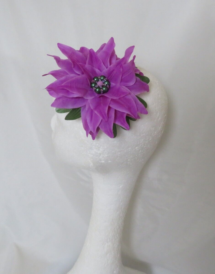 Multi Colour Flower Floral Vintage Wedding Hair Clips Retro Comb Clip ...