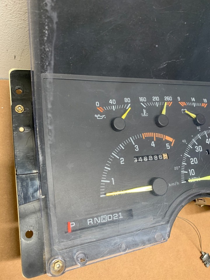 1992 1993 1994 Chevy GMC C1500 Truck Sierra Silverado Gauge Instrument ...
