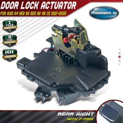 New Door Lock Actuator Rear Right for Audi A4 8E2/8E5 B6 A6 4B C5 ...