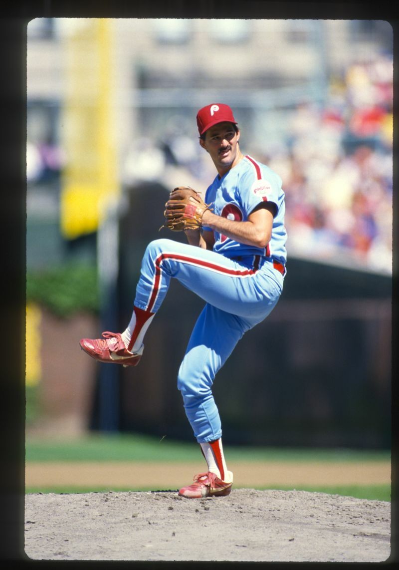 Lot of (10) 1986 Phillies MIKE MADDUX Original 35mm Slide ...