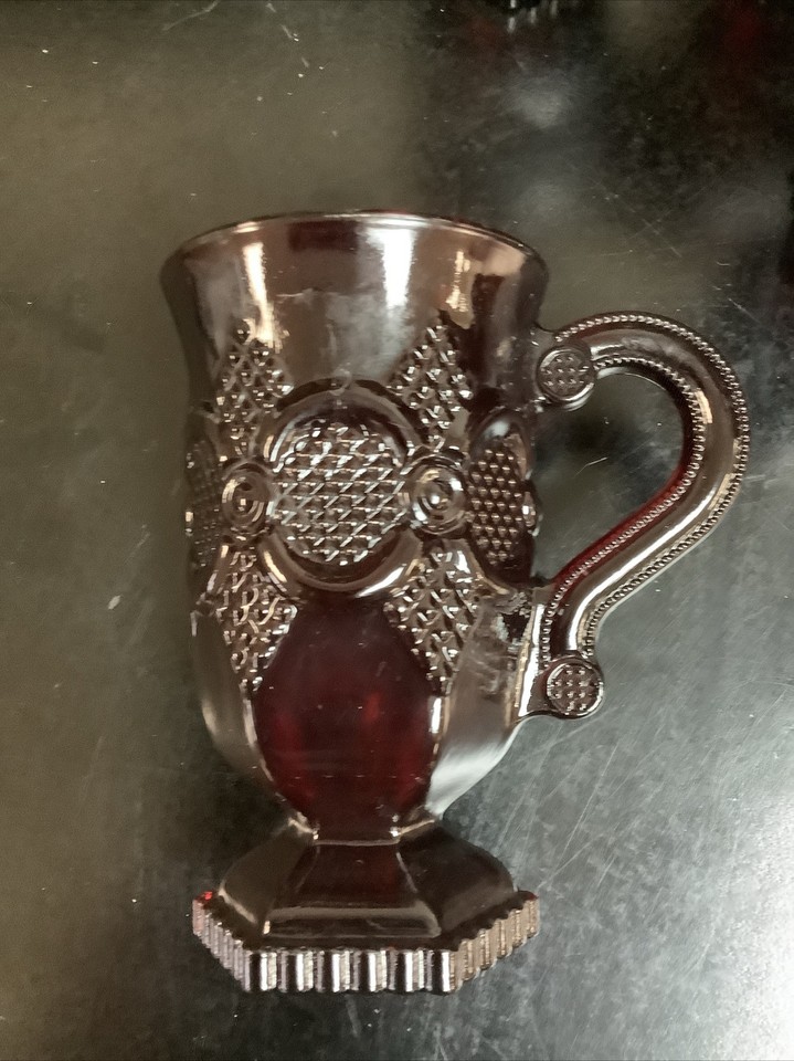 13 Piece Avon 1876 Cape Cod Ruby Red Glass Charisma Cologne Houseware ...