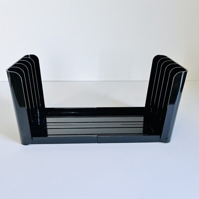 Business Source File Holder Black Plastic Adjustable 26374 | eBay