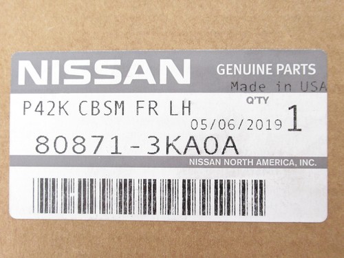 Genuine OEM Nissan 80871-3KA0A Lower Molding Driver Front Left 13-19 ...