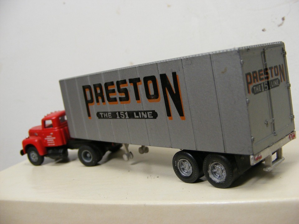 International Tractor & 35' Preston Semi Trailer With Added Details | eBay