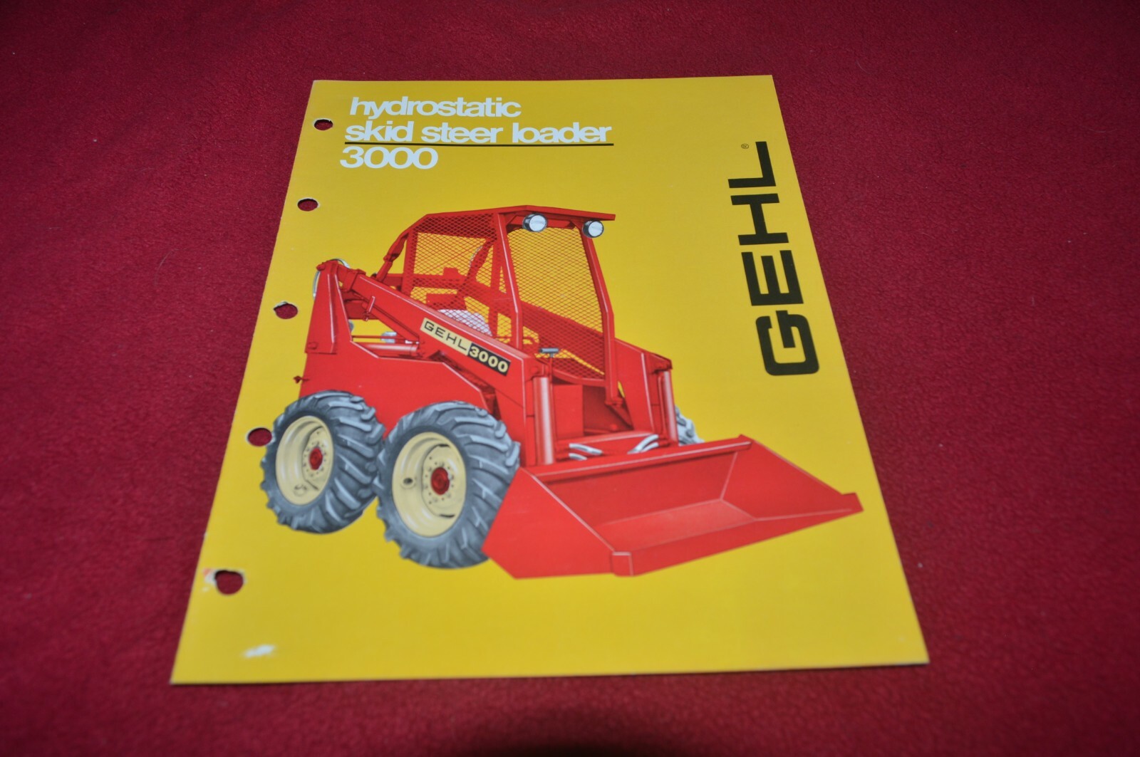 Gehl 3000 Skid Steer Loader Dealer's Brochure YABE18 | eBay