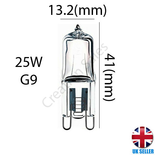 G9 Oven Cooker Appliance Bulb Lamp 25W 40W Halogen Capsule Dimmable ...