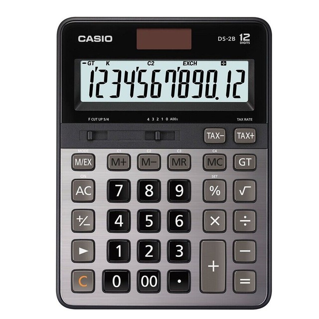 Casio Ds-2b Heavy Duty Calculator Desk-top Type 12digits for sale ...