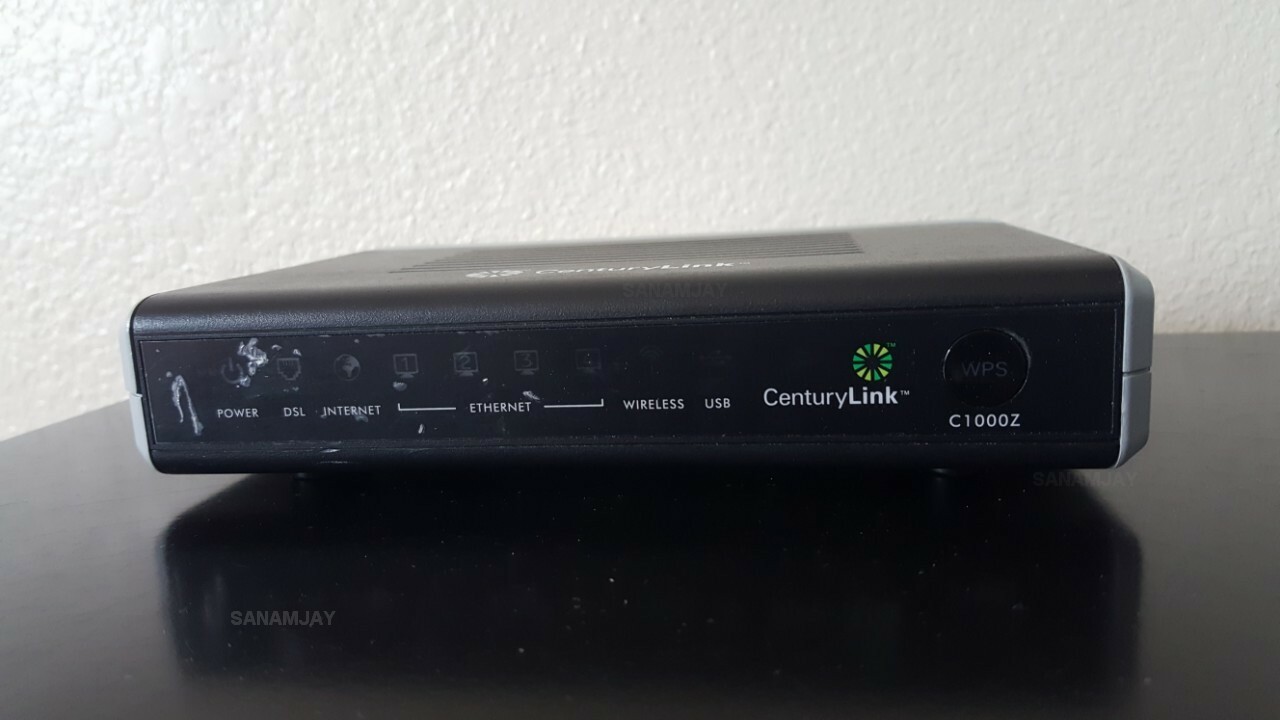 Centurylink Zyxel C1000Z VDSL2 DSL 4-Port Modem with Wireless Router | eBay
