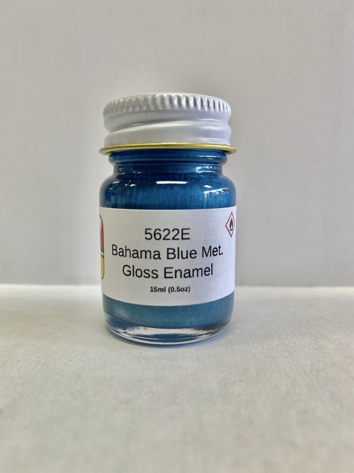 MCW Finishes 5622E GM Bahama Blue Metallic Gloss enamel model paint ...
