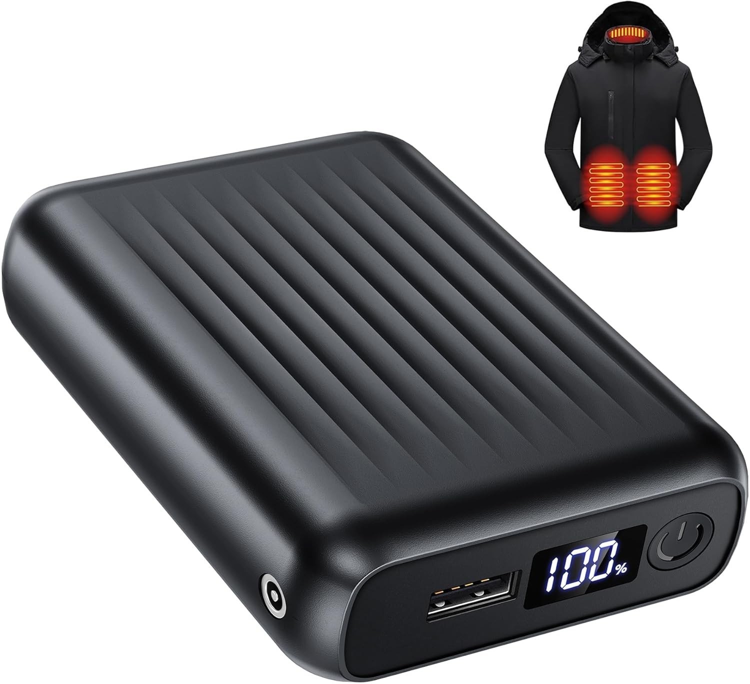 12V 18400Mah Heated Jacket Battery Pack, Battery Pack for Heated Jacket ...