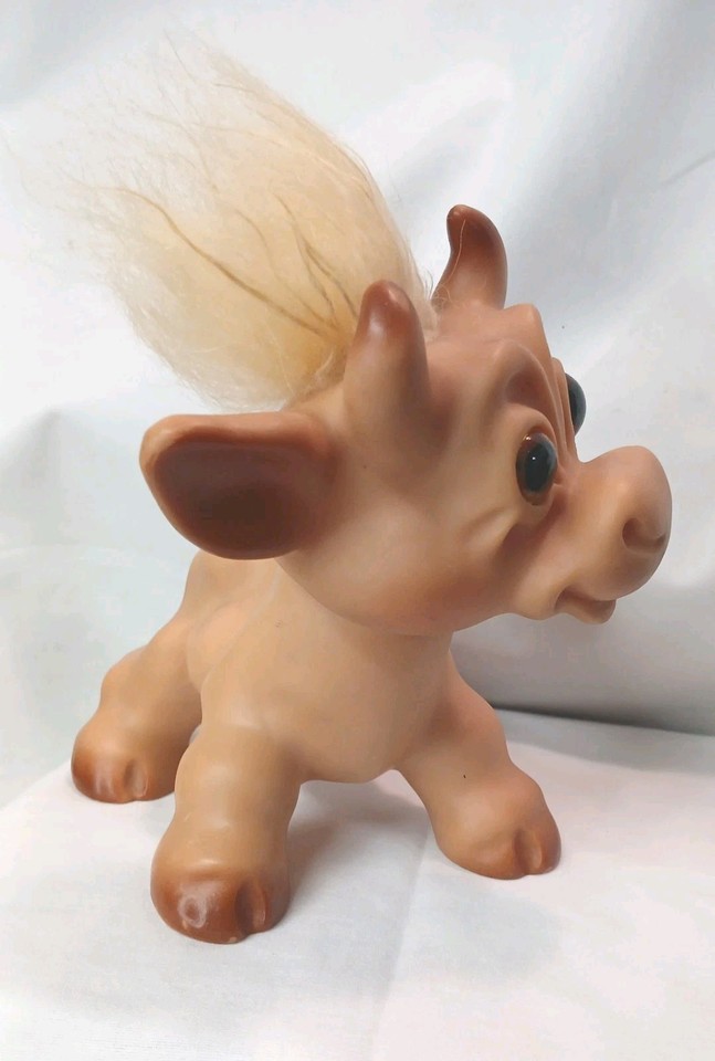 Vintage Dam Troll Dam Cow 1960's Toy Animal Doll Rare Find Original ...
