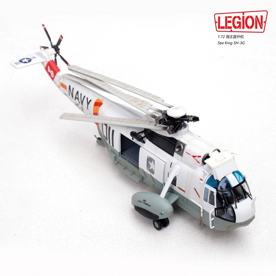 1/72 LEGION 14055LA Sea King Helicopter SH-3G HC-2 Aircraft Carrier ...