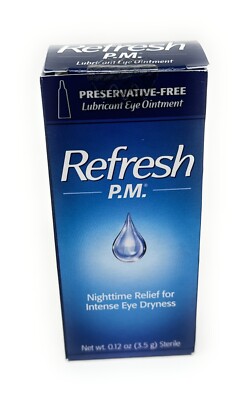 Refresh PM Lubricant Nighttime Eye Ointment New Sealed - Exp 04/2025 ...