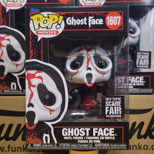 FUNKO POP GHOST FACE 1607 HOT TOPIC SCARE FAIR EXCLUSIVE GHOSTFACE ...