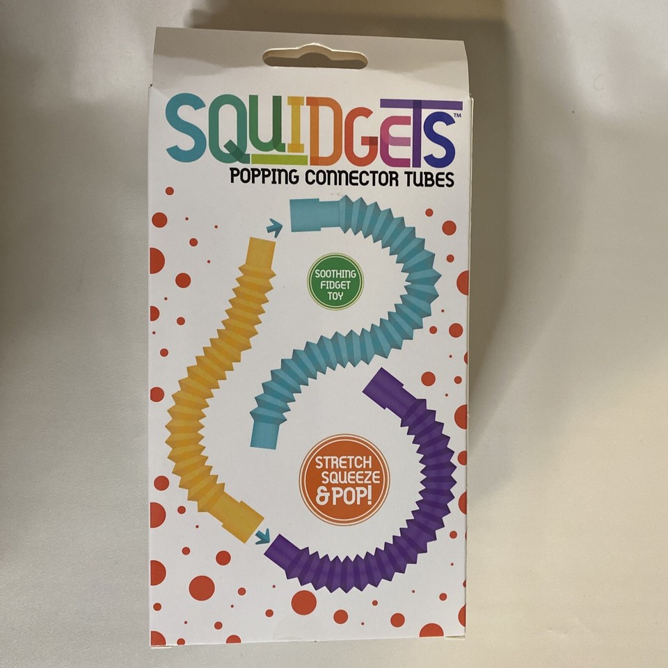 Squidgets popping connector tubes fidget sensory toy Colors May Vary | eBay