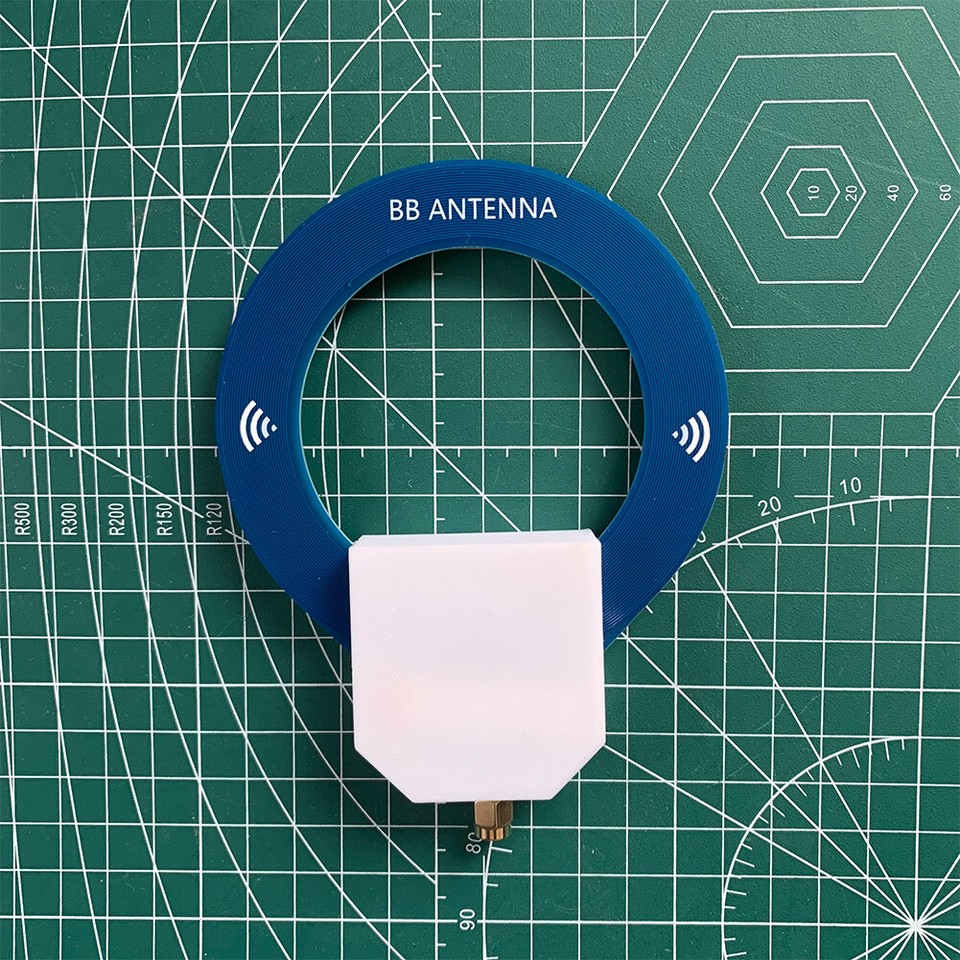 9.9KHz-181MHz Mini Loop Antenna Circular Broadband Aerial Small Ring BB ...