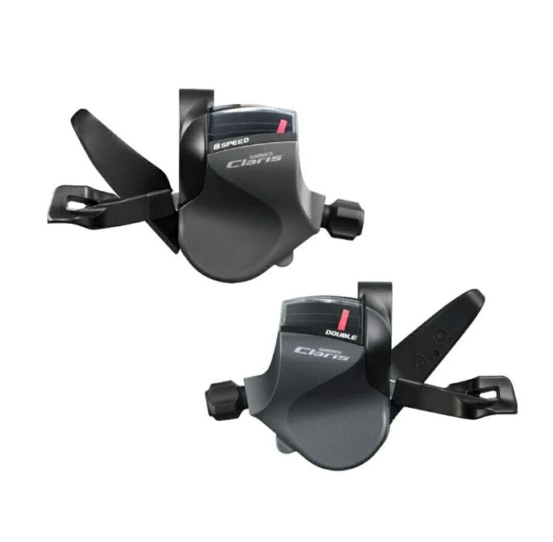 Shimano Claris SL-R2000 Flat Bar Shifter Set (Pair) - 2 -Speed for sale ...