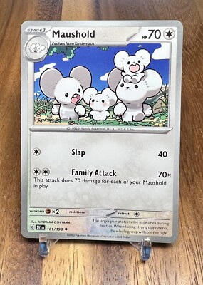 Maushold 161/198 Non Holo SV1 Scarlet & Violet Base Set Pokemon Card NM ...