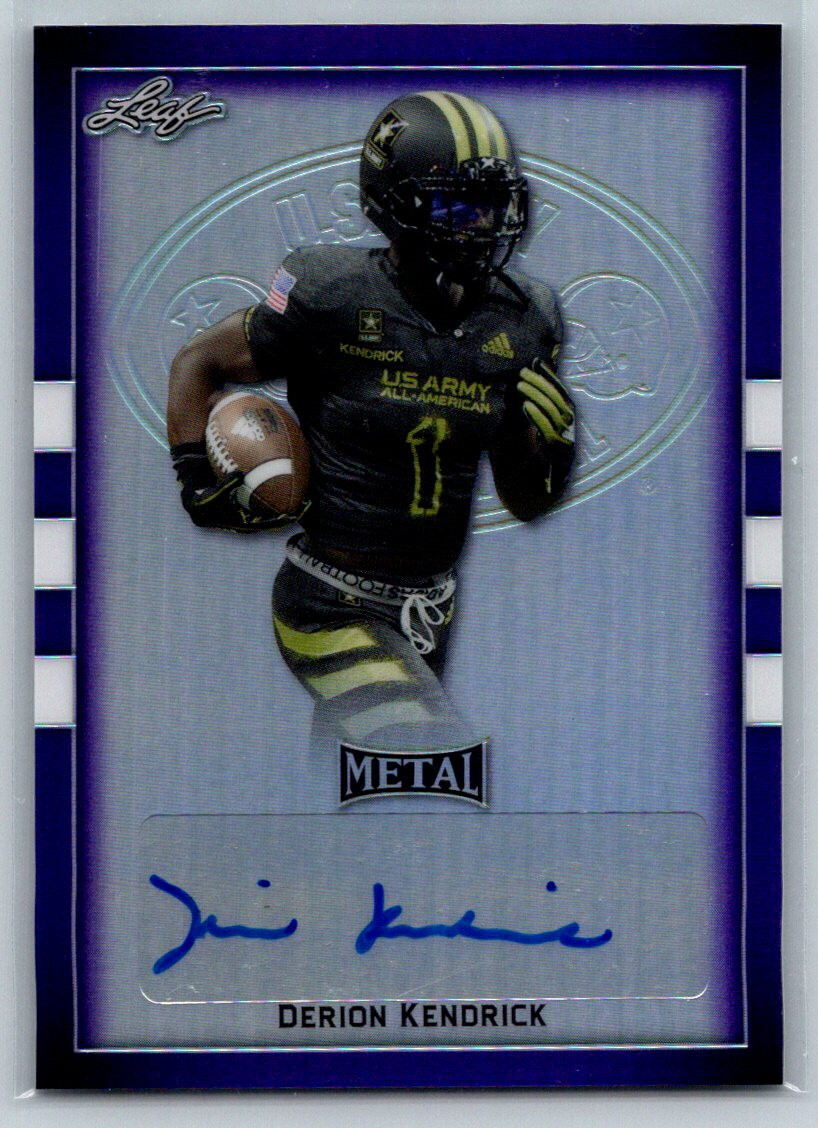 2018 Leaf Metal Derion Kendrick BA-DK2 18/20 Auto Autograph TC3299 | eBay